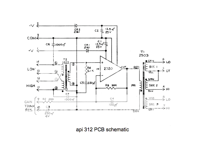 API 325 to 312 Convert! A New Thread. | GroupDIY Audio Forum