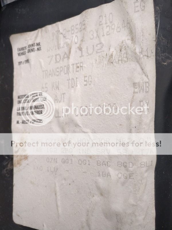 Missing PR Codes help | VW T4 Forum - VW T5 Forum