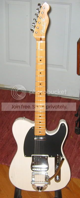 Chandler Baritone, Fender 50s RI Tele w. Bigsby - Electric Guitars ...