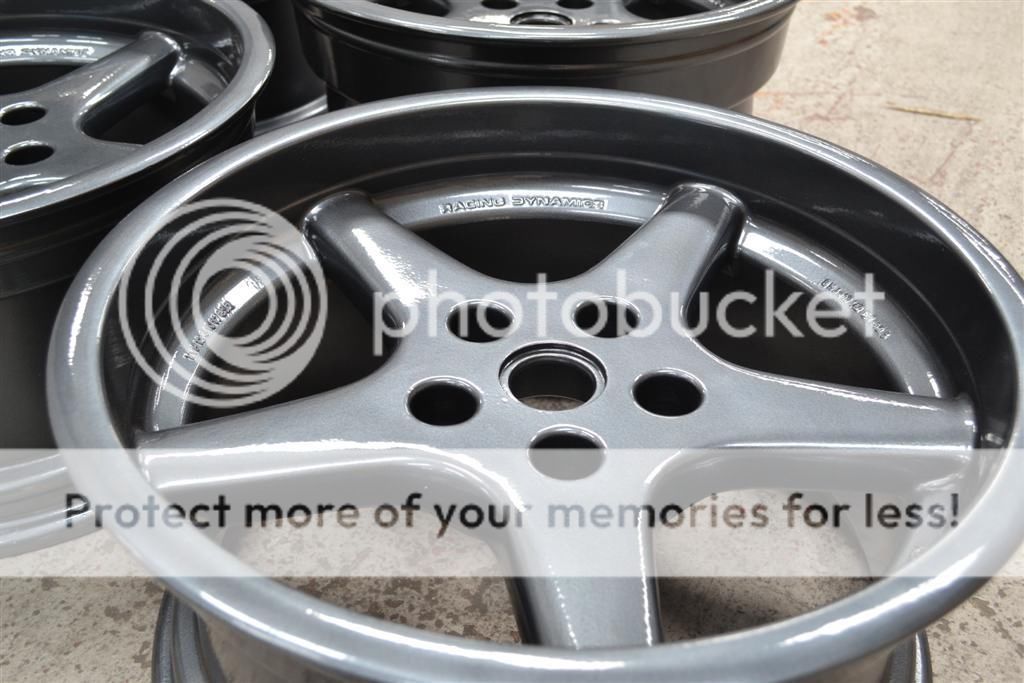 5x120 17" Staggered Racing Dynamics RGP alloys 9.5J ET20.5 / 8.5J ET13 ...