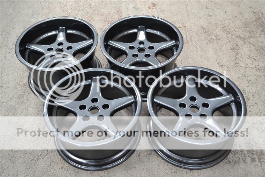 5x120 17" Staggered Racing Dynamics RGP alloys 9.5J ET20.5 / 8.5J ET13 ...